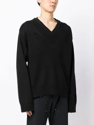 C2H4 Layered Distressed-finish Jumper
