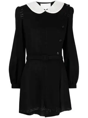 MAISON MARGIELA Peter Pan-collar Wool Minidress