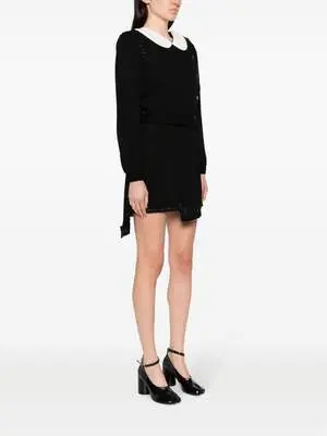MAISON MARGIELA Peter Pan-collar Wool Minidress