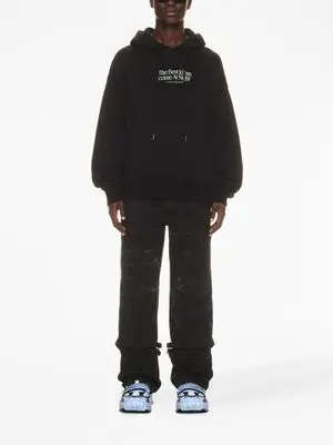 Off-White Slogan-print Cotton Hoodie