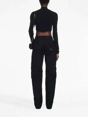 Off-White Straight-leg Cotton Cargo Trousers