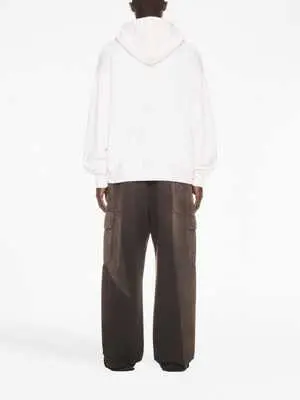 Off-White Chess Move Slogan-print Cotton Hoodie