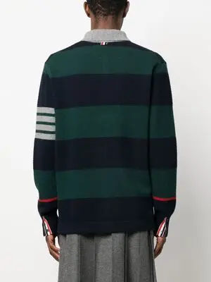 Thom Browne Rugby Jacquard Polo Shirt