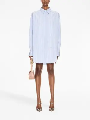 Off-White Pinstriped Poplin Shirt