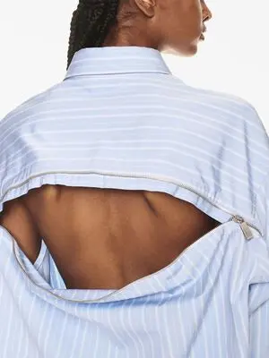 Off-White Pinstriped Poplin Shirt