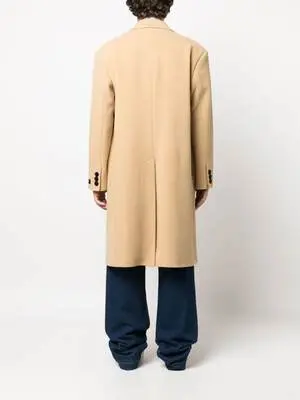 Marni Notched-lapels Single-breasted Coat - Neutrals