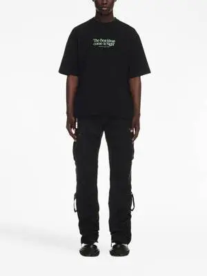 Off-White Slogan-print Cotton T-shirt