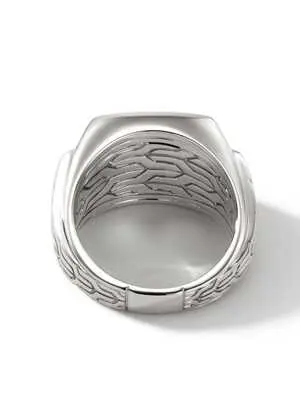 John Hardy Id Signet Sterling- Ring