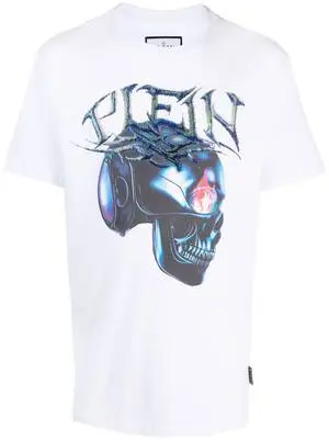 Philipp Plein Ss Chrome Round-neck T-shirt - White