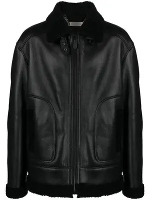 Philipp Plein Skull-print Shearling Jacket