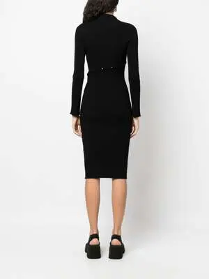 COURREGES Ribbed Knit Dress