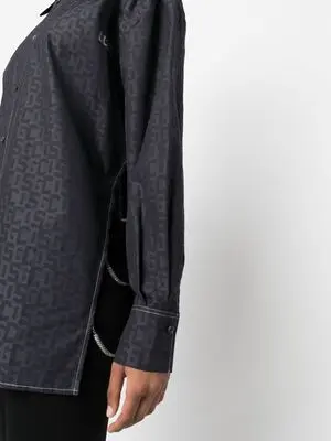 Gcds Logo-print Cotton Shirt