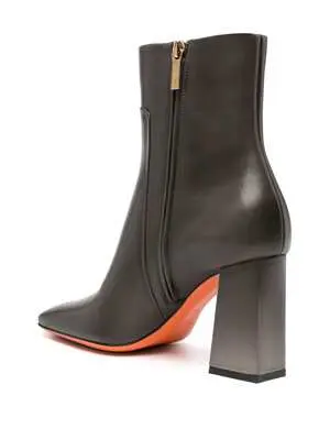 Santoni 90mm Leather Ankle Boots