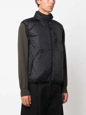 Aspesi Padded High-neck Gilet - Black