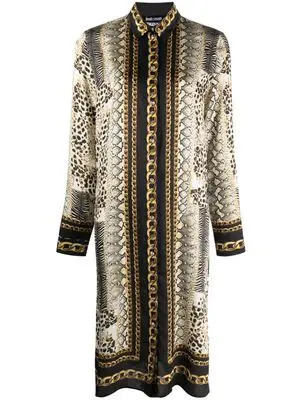 Just Cavalli Animal-print Dress - Black