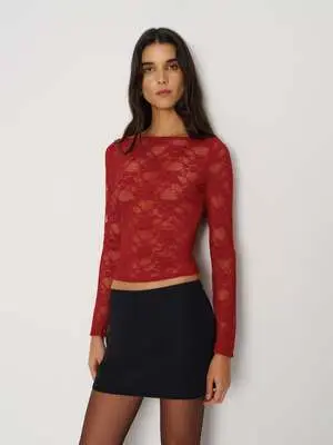 Reformation Sheer Blouses