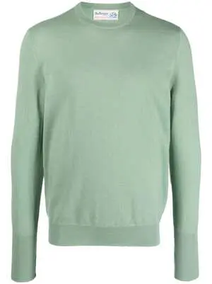 BALLANTYNE Crew-neck Cashmere Jumper - Green
