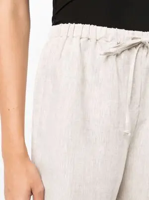 REFORMATION Olina Linen Trousers - Neutrals