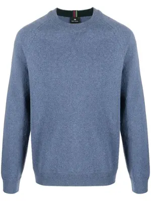 Paul Smith Mélange-effect Merino Wool Jumper