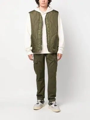 Alpha Industries Straight-leg Cotton Cargo Trousers - Green