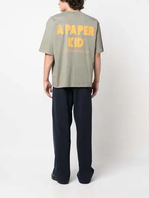 A PAPER KID Logo-print Cotton T-shirt