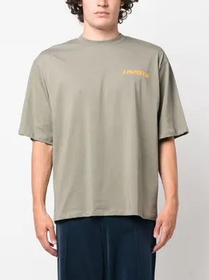 A PAPER KID Logo-print Cotton T-shirt