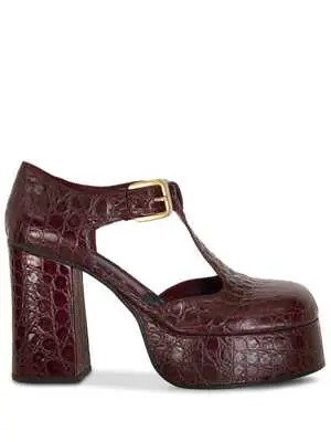 Etro Croc Effect Pumps