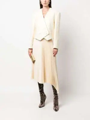 Zimmermann Luminosity Cropped Blazer - White