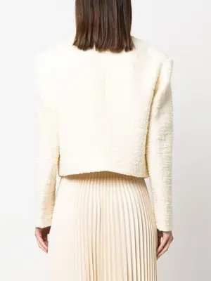 Zimmermann Luminosity Cropped Blazer - White