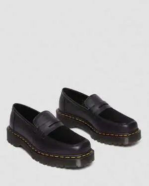 Dr. Martens Penton Bex Square Toe Loafers In Black - 71% Off