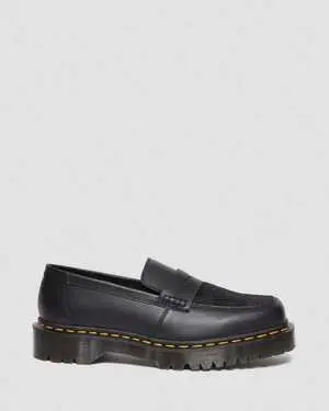 Dr. Martens Penton Bex Square Toe Loafers In Black - 71% Off