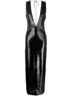 REV Sequin-embellished Maxi Dress