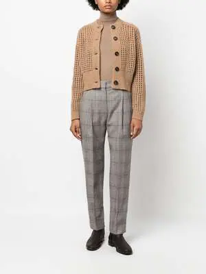 Brunello Cucinelli Checked Tailored Trousers