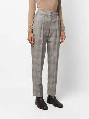 Brunello Cucinelli Checked Tailored Trousers