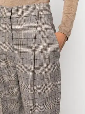 Brunello Cucinelli Checked Tailored Trousers