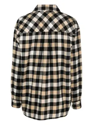 Woolrich Checked Long-sleeve Flannel Shirt - Neutrals