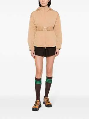TWINSET Logo-belt Quilted Jacket