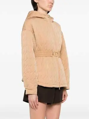 TWINSET Logo-belt Quilted Jacket