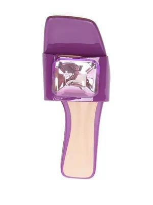 GIANVITO ROSSI Jaipur Crystal-embellished Slides