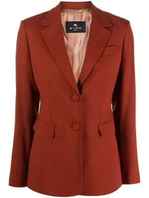 Etro Virgin Wool-blend Jacquard Blazer