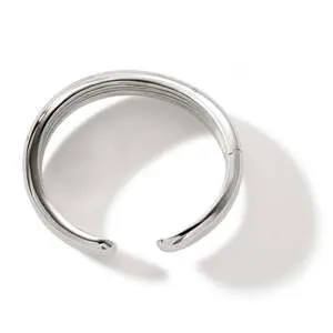 John Hardy Hinged Cuff With Diamonds