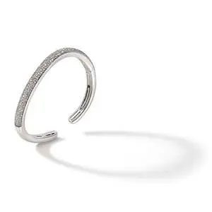 John Hardy Surf Hinged Cuff With Diamonds