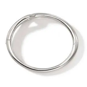 John Hardy Surf Hinged Bangle - Sterling Silver