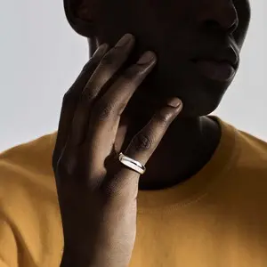 John Hardy Surf Wide Ring - Sterling Silver