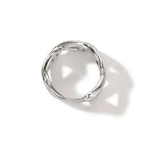 John Hardy Surf Link Ring With Diamonds