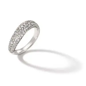 John Hardy Sculptural Ring With Diamonds