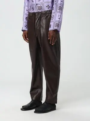 Nanushka Faux Leather Drawstring Trousers