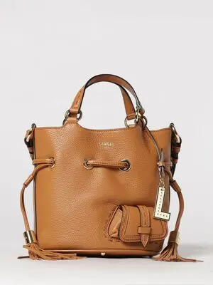 LANCEL Lancel Bucket Bag With Tassel Detail Camel