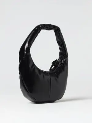 MSGM Natural Grain Synthetic Nappa Bag - Black
