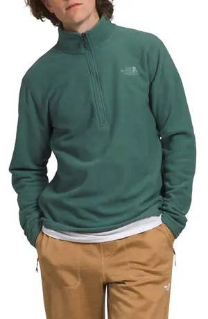 The North Face Cap Rock Half-Zip Pullover Dark Sage Heather